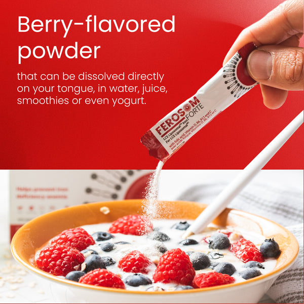 LCE Liposomal Iron Sachets – Ferosom Forte USA