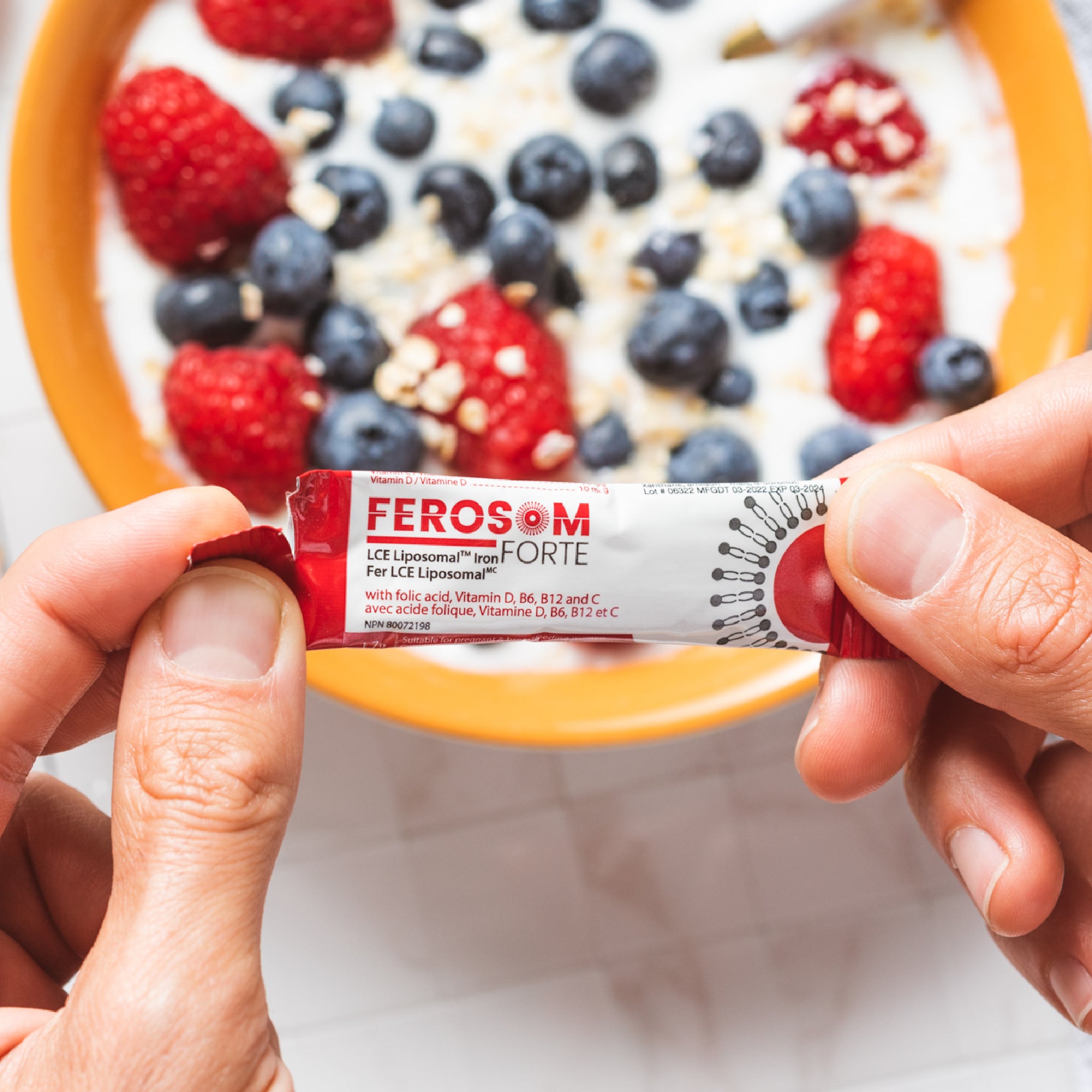 LCE Liposomal Iron Sachets – Ferosom Forte USA