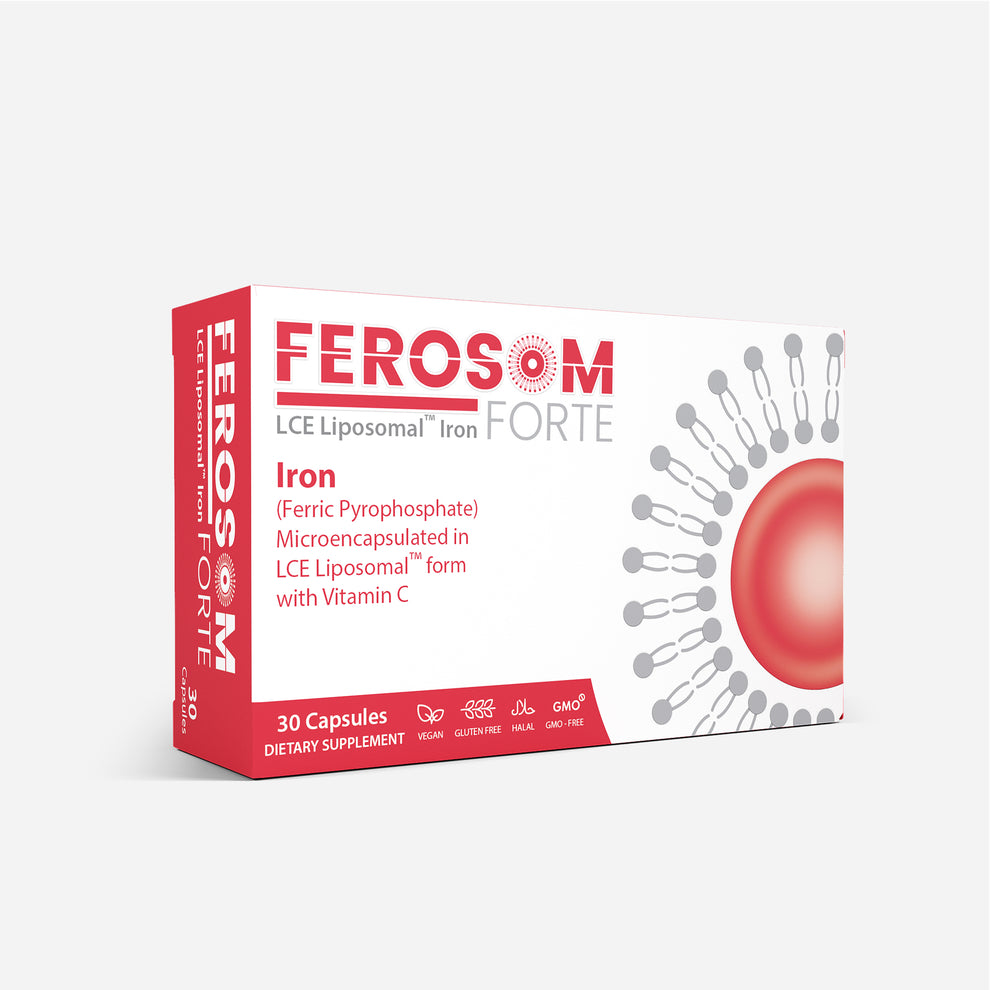 LCE Liposomal Iron Capsules – Ferosom Forte USA